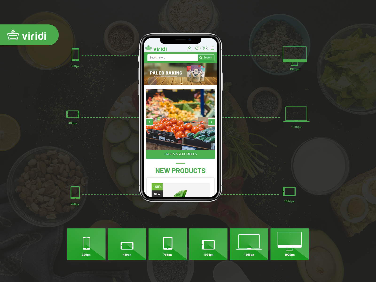 nopStation | #1 eCommerce Solution Provider | Viridi Theme - A perfect Food & Grocery Store ...