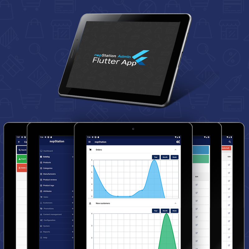 Nopstation 1 Ecommerce Solution Provider Flutter Admin App Android And Ios With Rest Api
