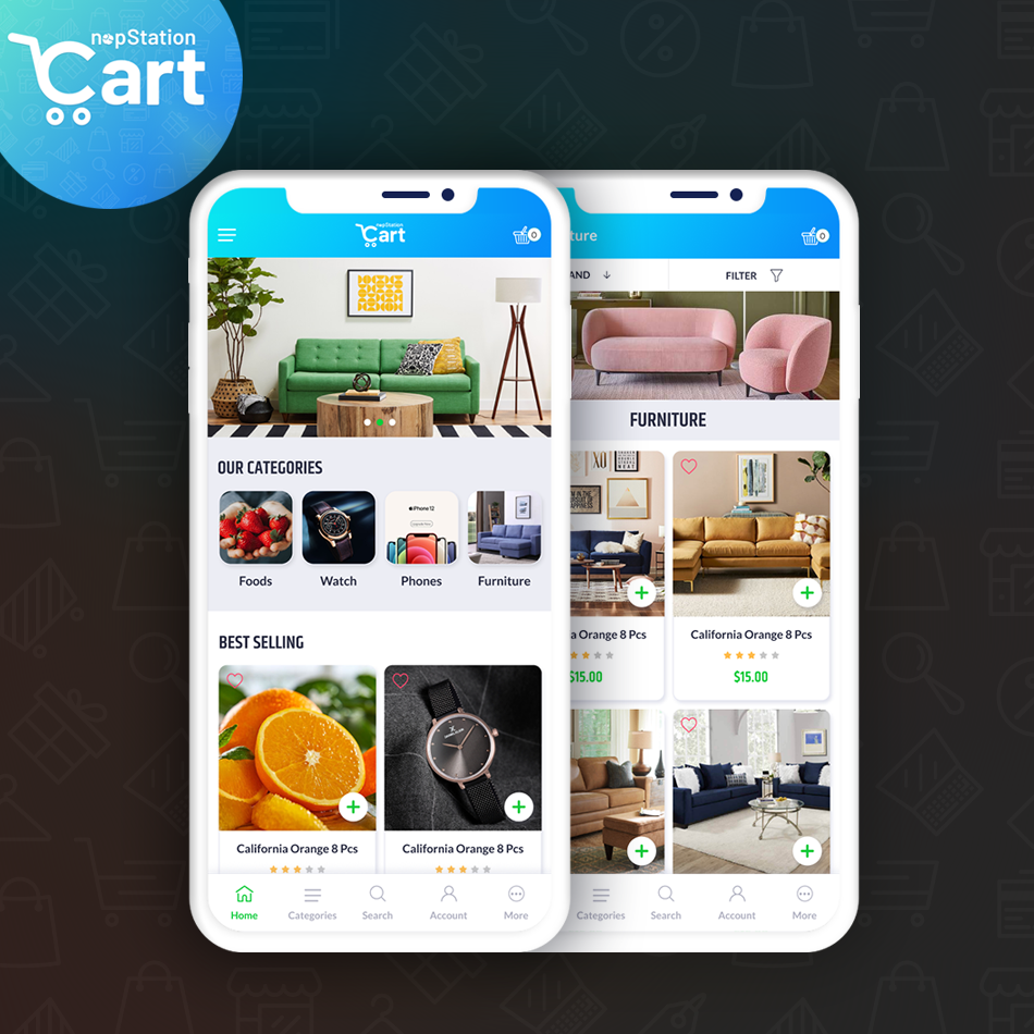Nopstation 1 Ecommerce Solution Provider Flutter Mobile App Android And Ios For Nopcommerce