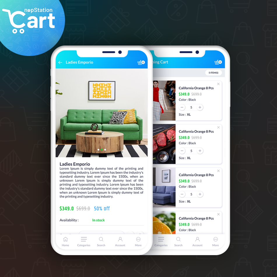 Nopstation 1 Ecommerce Solution Provider Flutter Mobile App Android And Ios For Nopcommerce