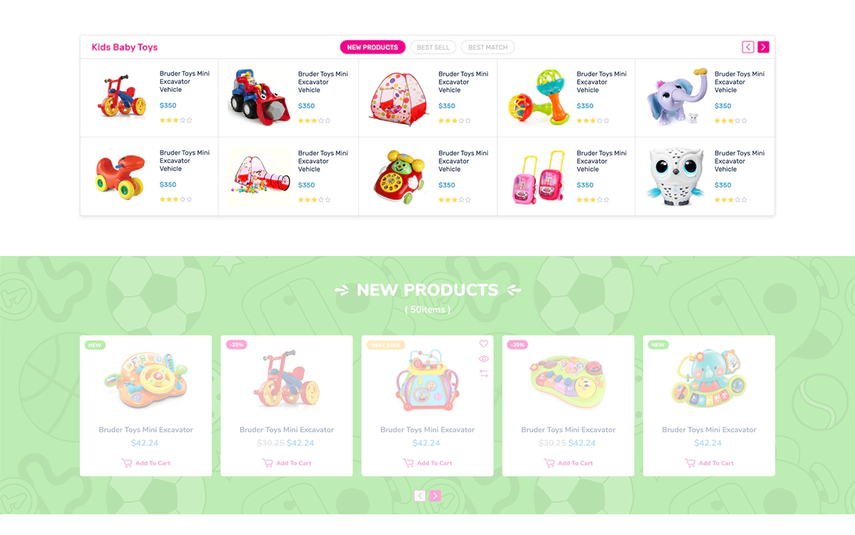 Kids Toys Responsive Theme + Bundle Plugins by nopStation - nopCommerce