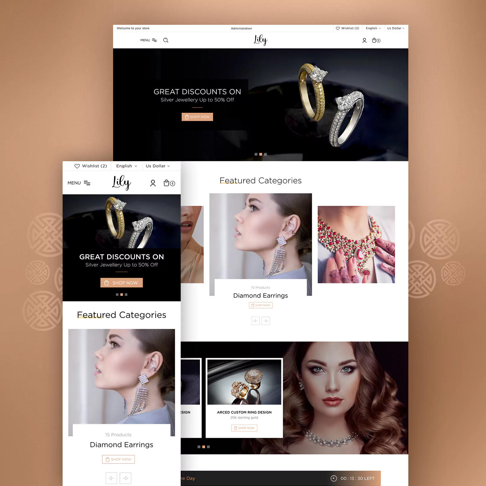 Lily Responsive Theme + Bundle Plugins by nopStation - nopCommerce