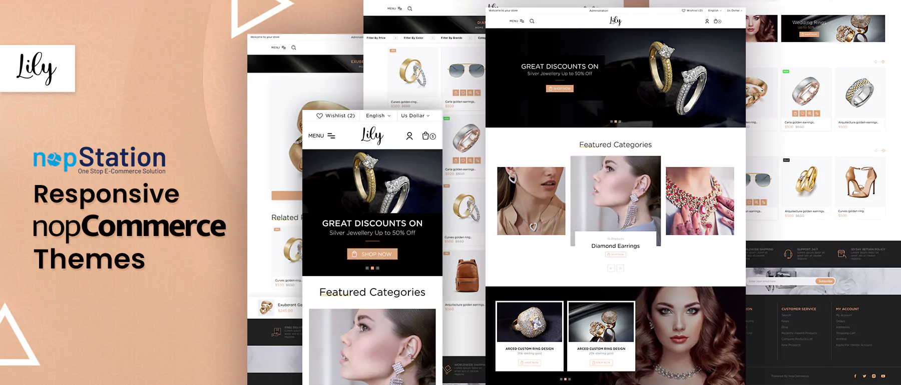 Lily Responsive Theme + Bundle Plugins by nopStation - nopCommerce